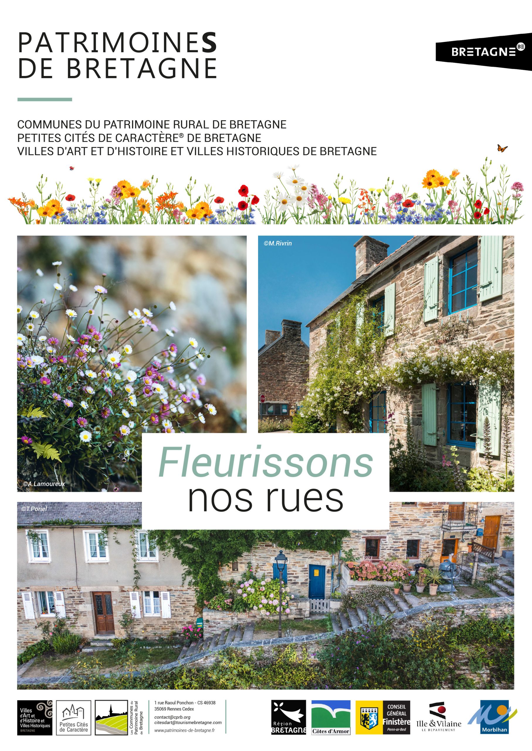 Fleurissons nos rues - Patrimoines de Bretagne